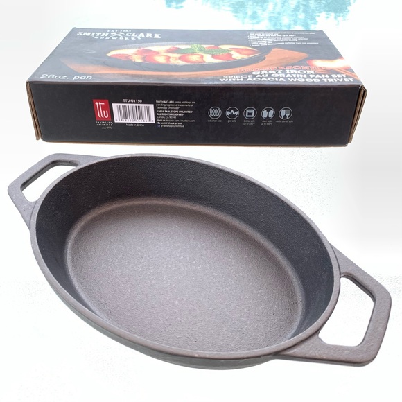 Smith & Clark Ironworks | Kitchen | Smith Clark Cast Iron Au Gratin Pan ...